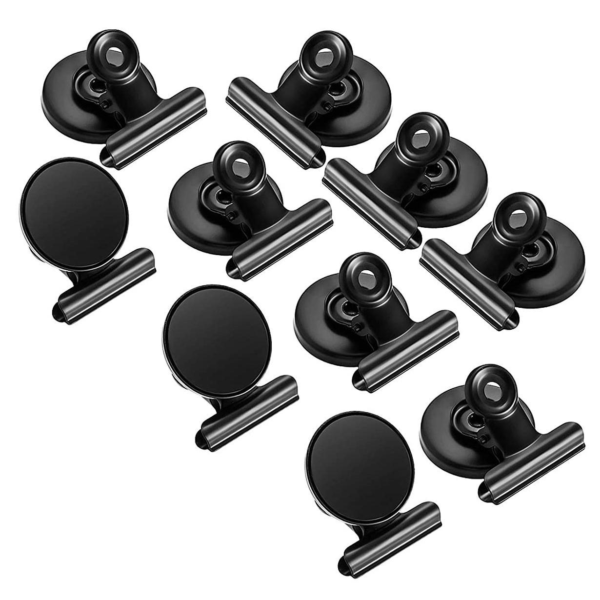 Paquete de 10 Clips Magnéticos Resistentes - Color Negro | Leroy Merlin