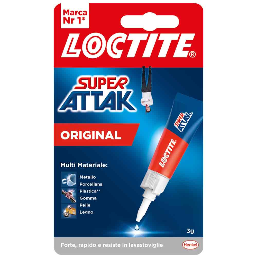 Loctite Supper Attak, adhesivo de contacto líquido original 3 G | Leroy ...