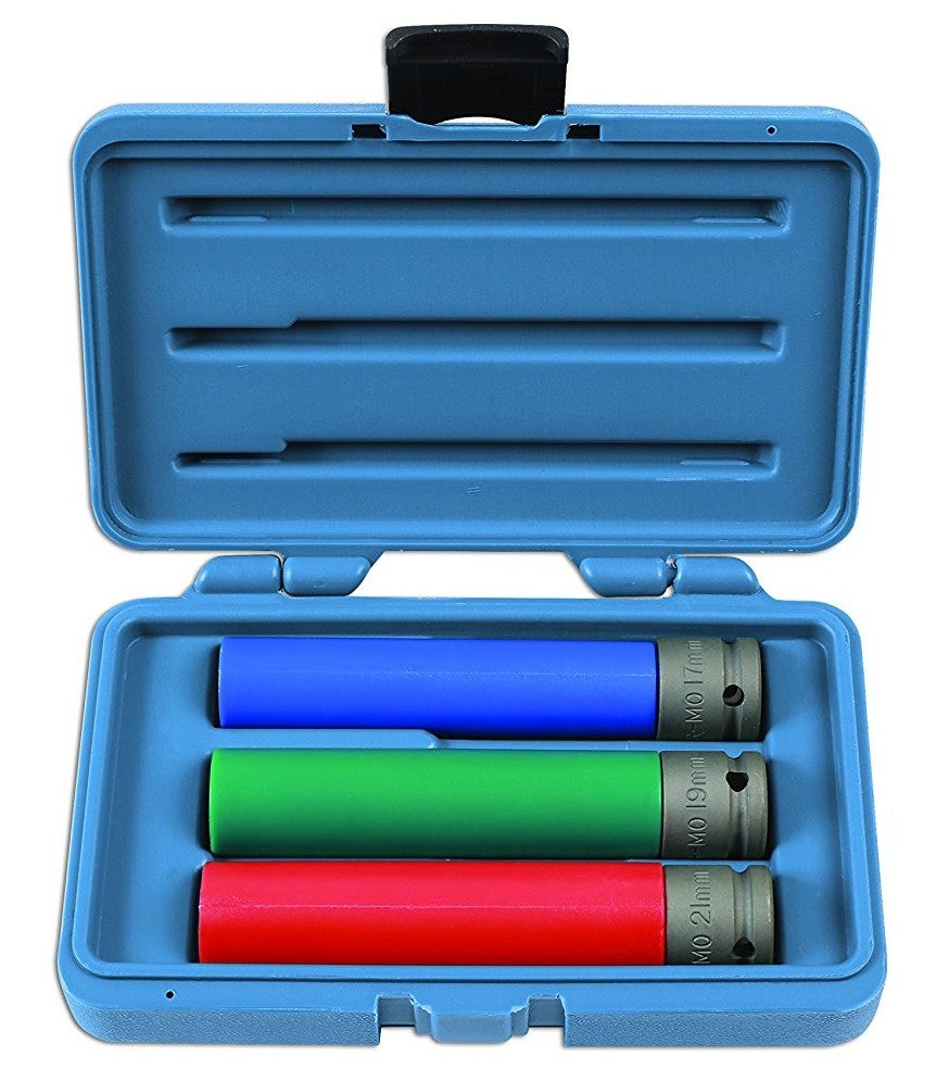 DOUILLES A CHOC EXTRA LONGUES (150 mm) POUR JANTES ALU COFFRET DE 3 ...