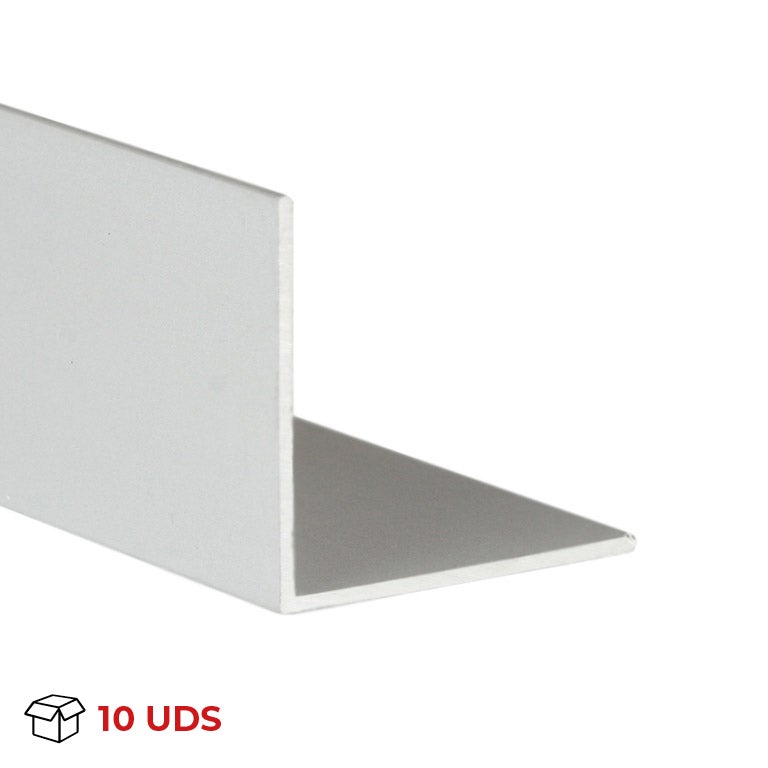 Perfil de Ángulo | Fabricado en Aluminio | Acabado en Anodizado Mate ...