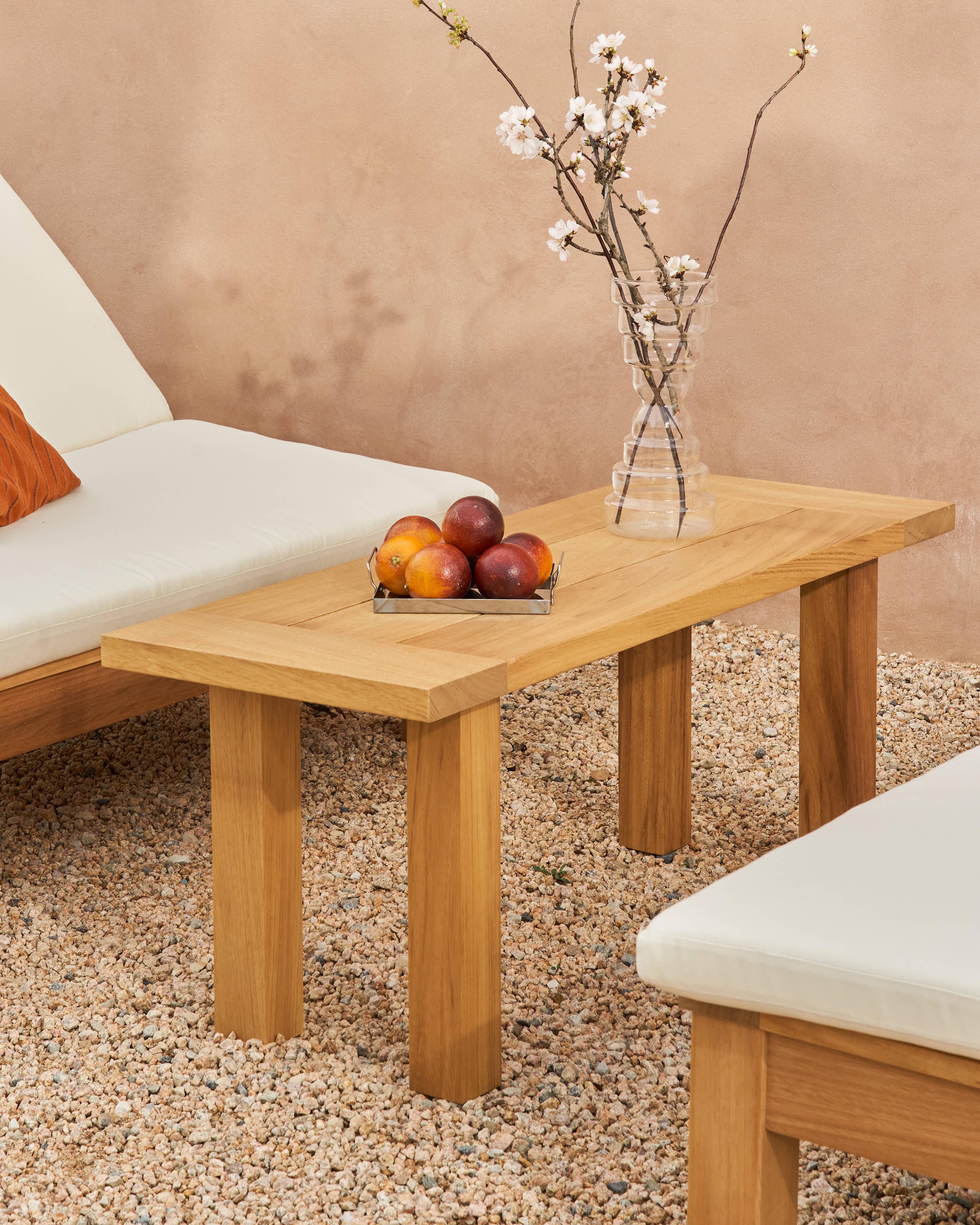 ISOLA Table basse d'extérieur en bois d'iroko durable HANNUN | Leroy Merlin