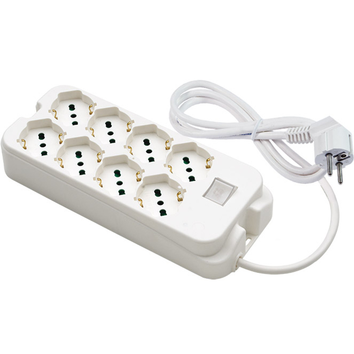 FANTON 47440 prolunghe e multiple 1,5 m 8 presa(e) AC Interno Bianco ...