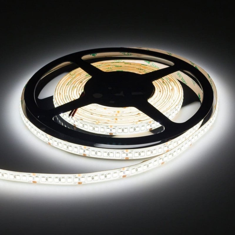 Ruban LED étanche IP65 20W/m 24V 196LED/m longueur 5m - Blanc du Jour ...