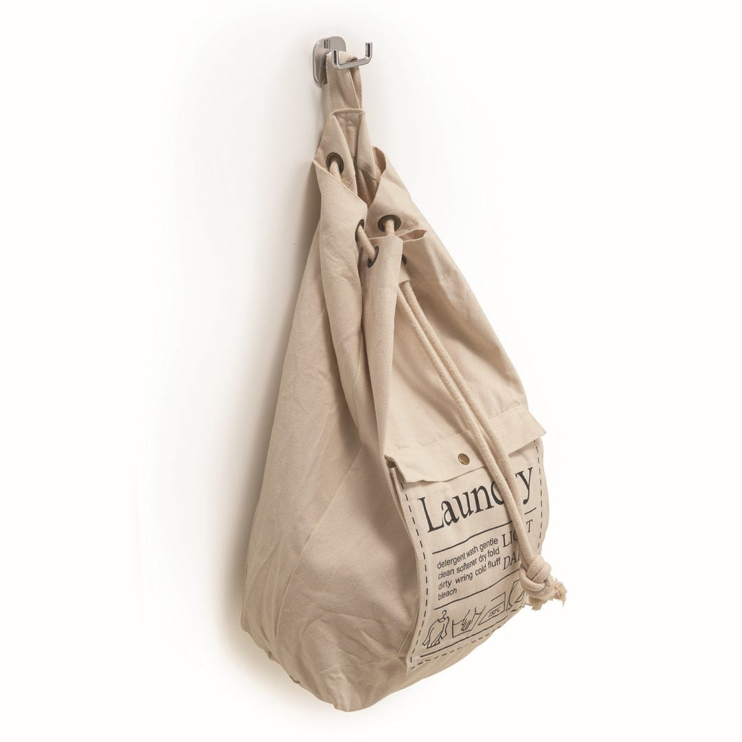 Sac à linge en coton 30lt | Leroy Merlin