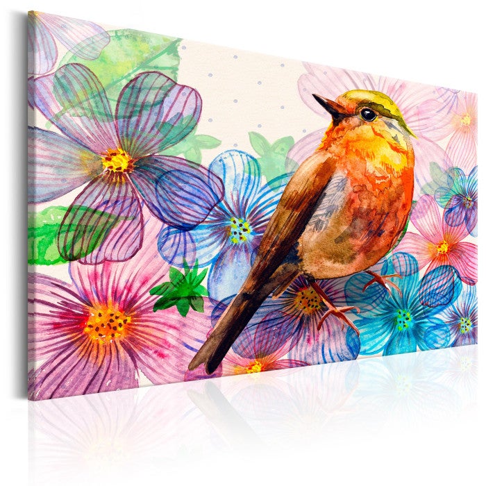 Tableau Imprimé "Nightingale's Song" 40 x 60 cm | Leroy Merlin