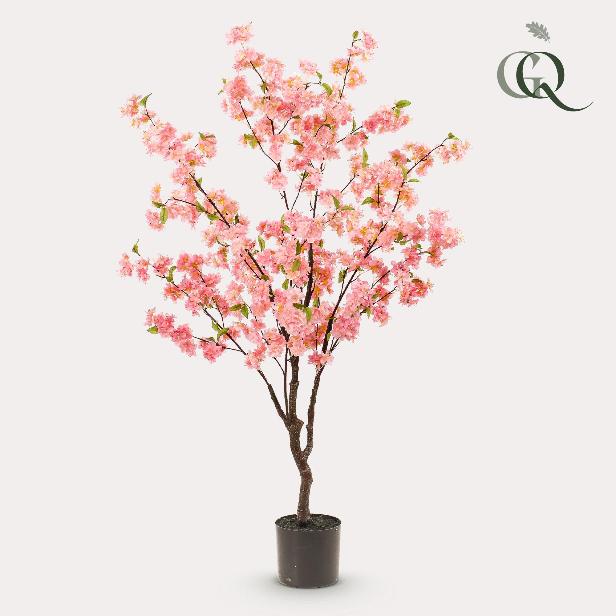 Prunus artificiel rose – Fleur de cerisier 135 cm – Plante décorative ...