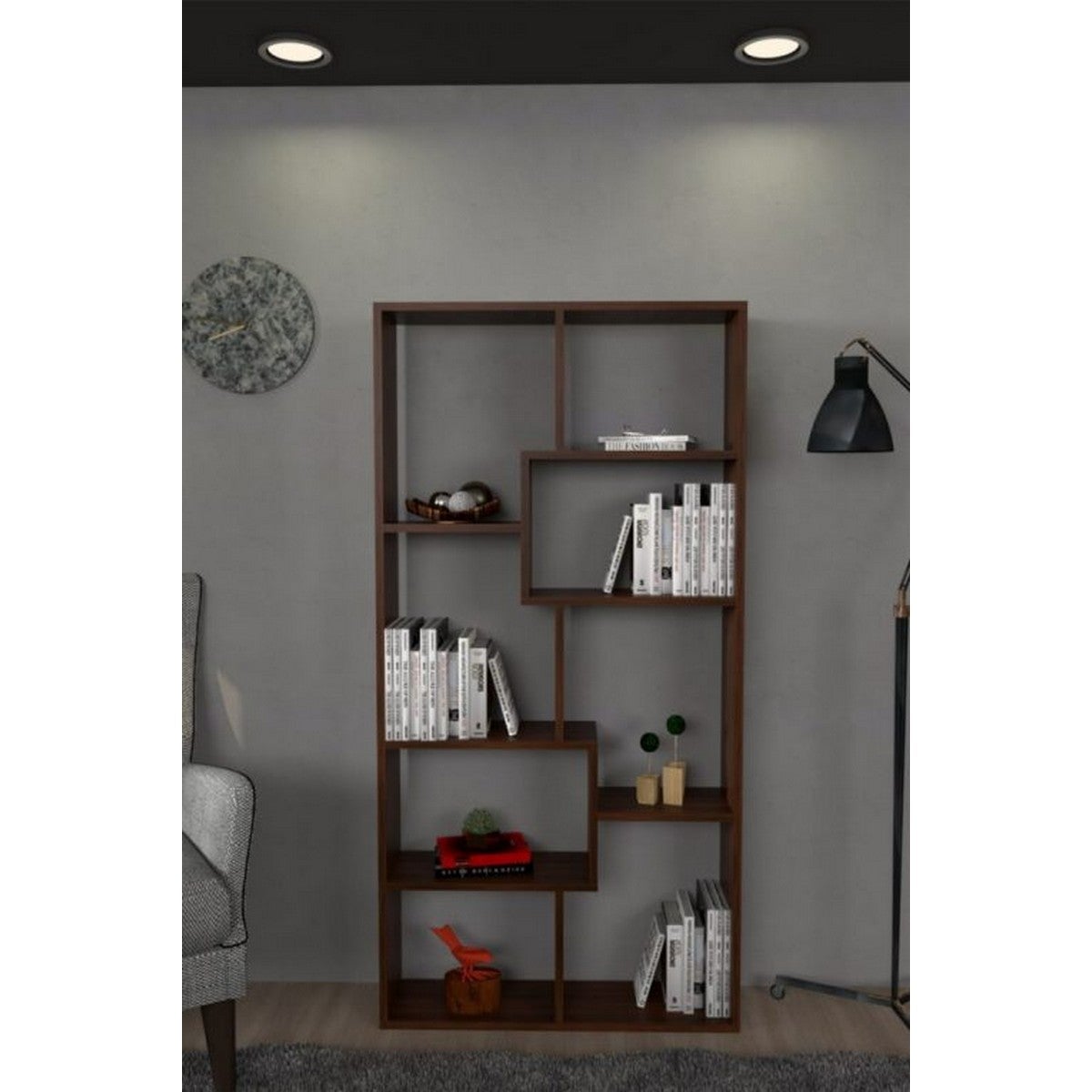 Estantería Ethan, Aglomerado de Melamina, Marrón, Epikasa | Leroy Merlin