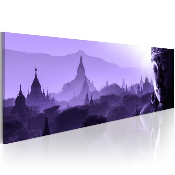 Tableau Zen Purple Zen 150x50 cm | Leroy Merlin