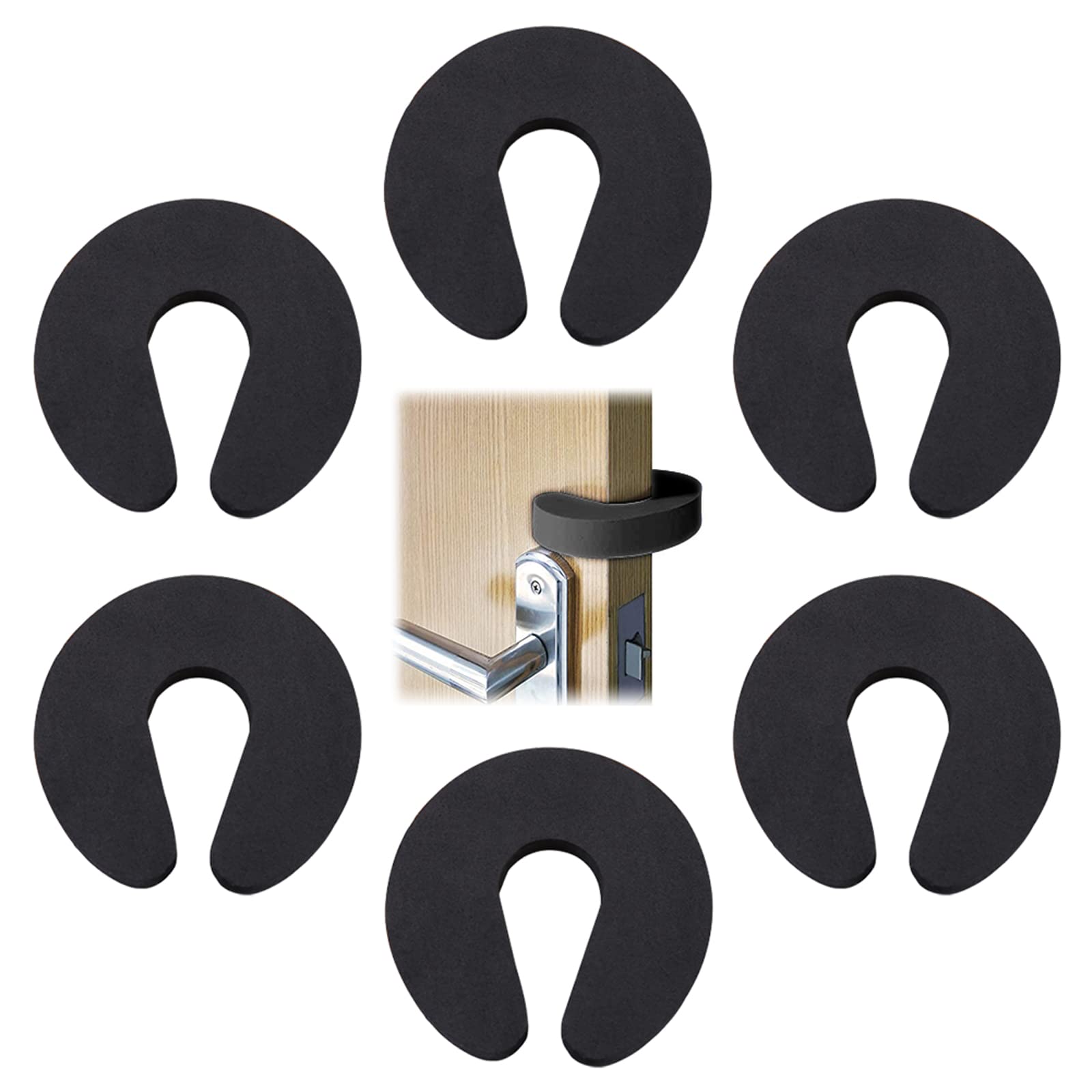 Bloc Porte Securite Bebe, Bloque Porte Bébé, 6 Pièces Stop-porte Mousse ...