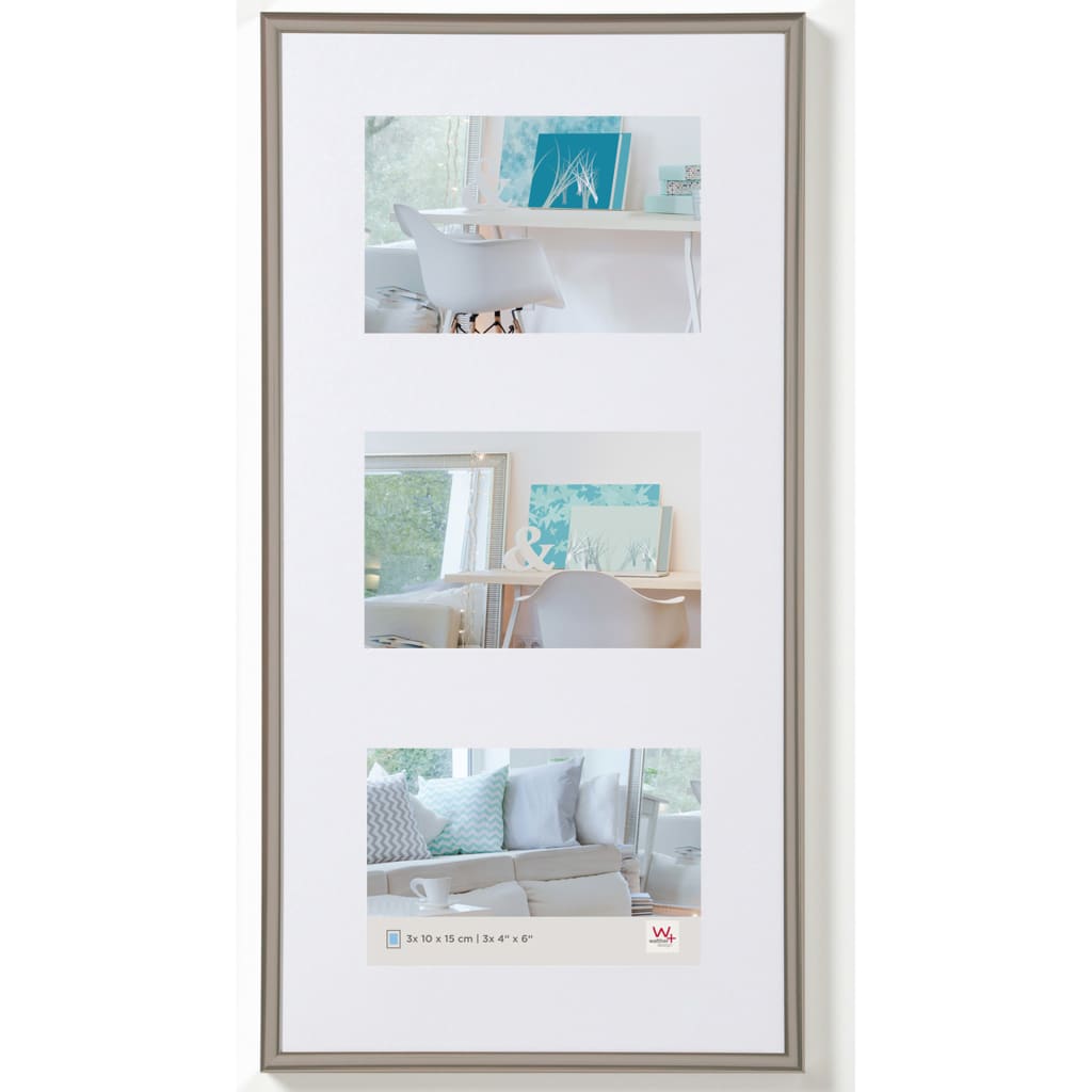 Walther Design Cadre photo New Lifestyle 3x10x15 cm Acier Walther ...