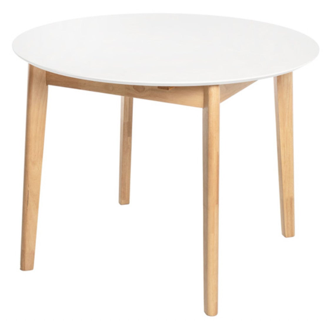 Table extensible ronde 100-130cm Kalino-Couleur Blanc | Leroy Merlin