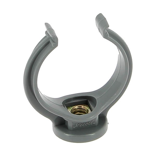 NICOLL Collier lyre insert embase 7/150 diamètre Ø40 gris | Leroy Merlin