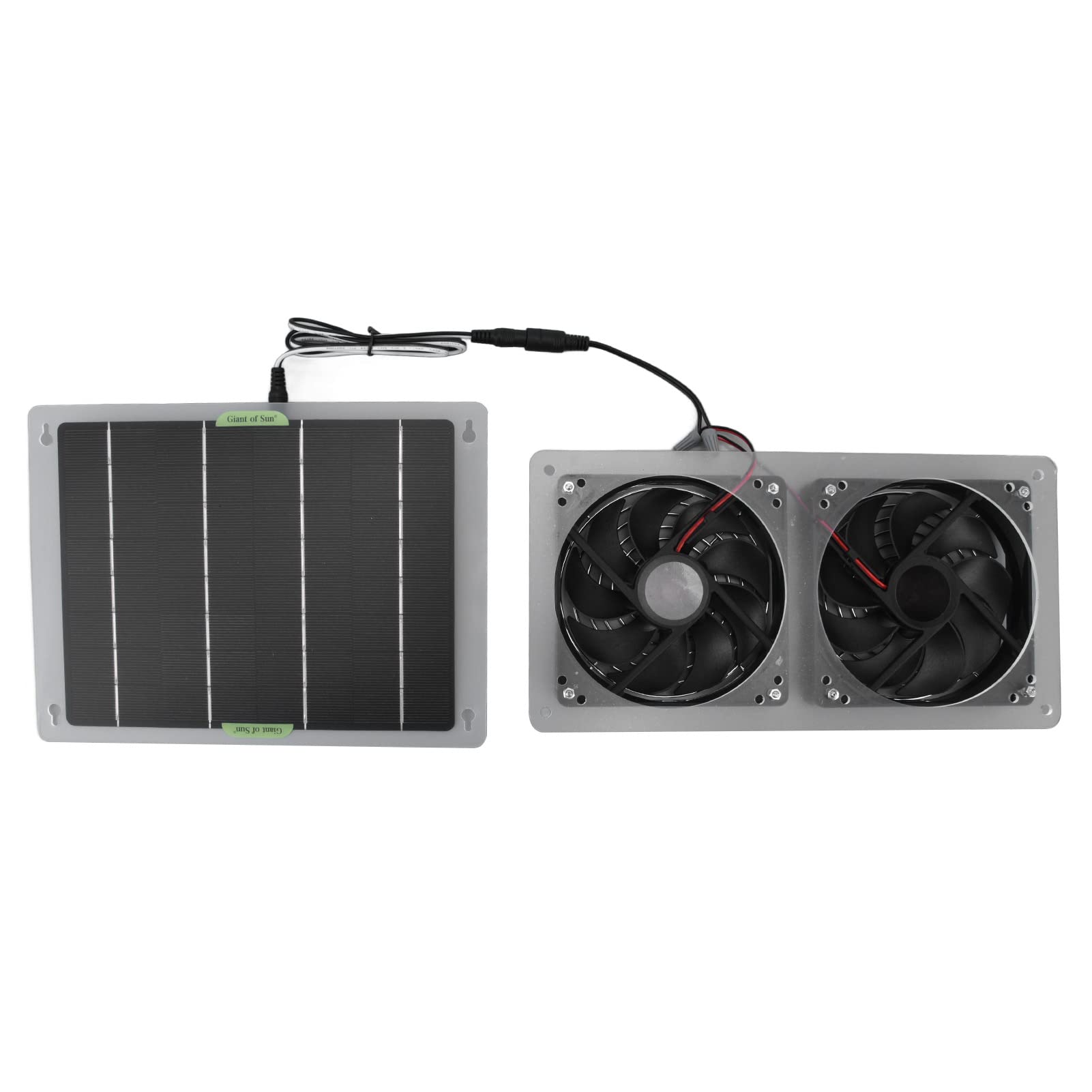 Kit ventola pannello solare 100W 12V ventola di scarico doppia ...