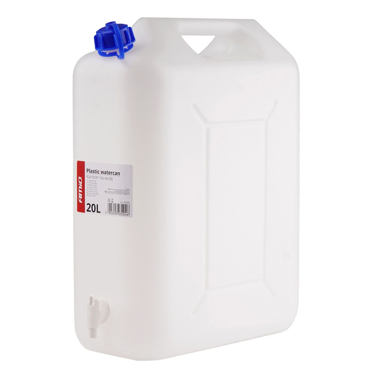 Jerrican Eau En Plastique 20l, Blanc | Leroy Merlin