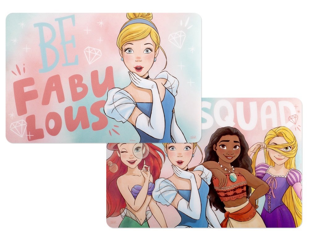 Ensemble de sets de table Lulabi Princess Girlpower 30 x 45 | Leroy Merlin