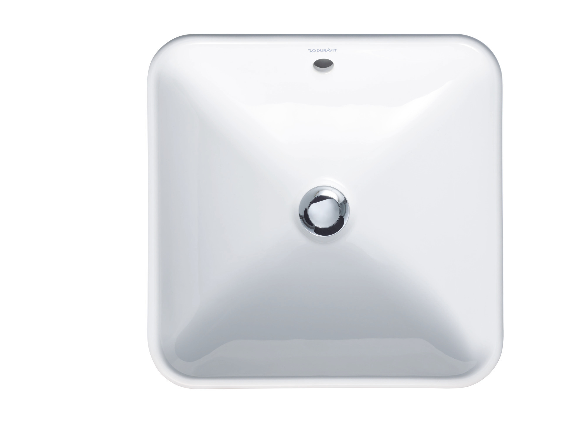 Duravit Bacino lavabo à poser, sans trou pour robinetterie, avec trop ...