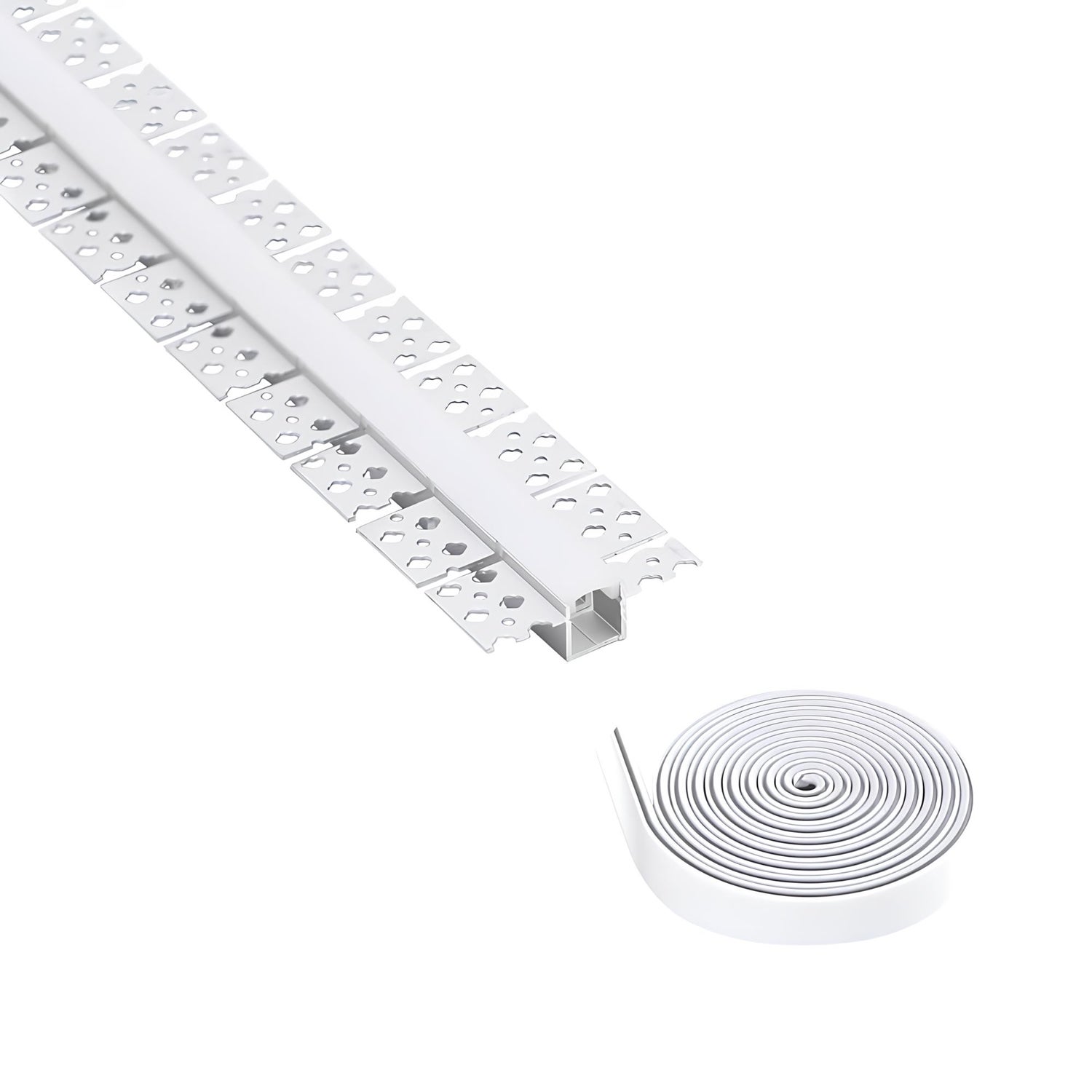 Profilé Aluminium Flexible Intégration Plâtre/Placo pour Rubans LED ...