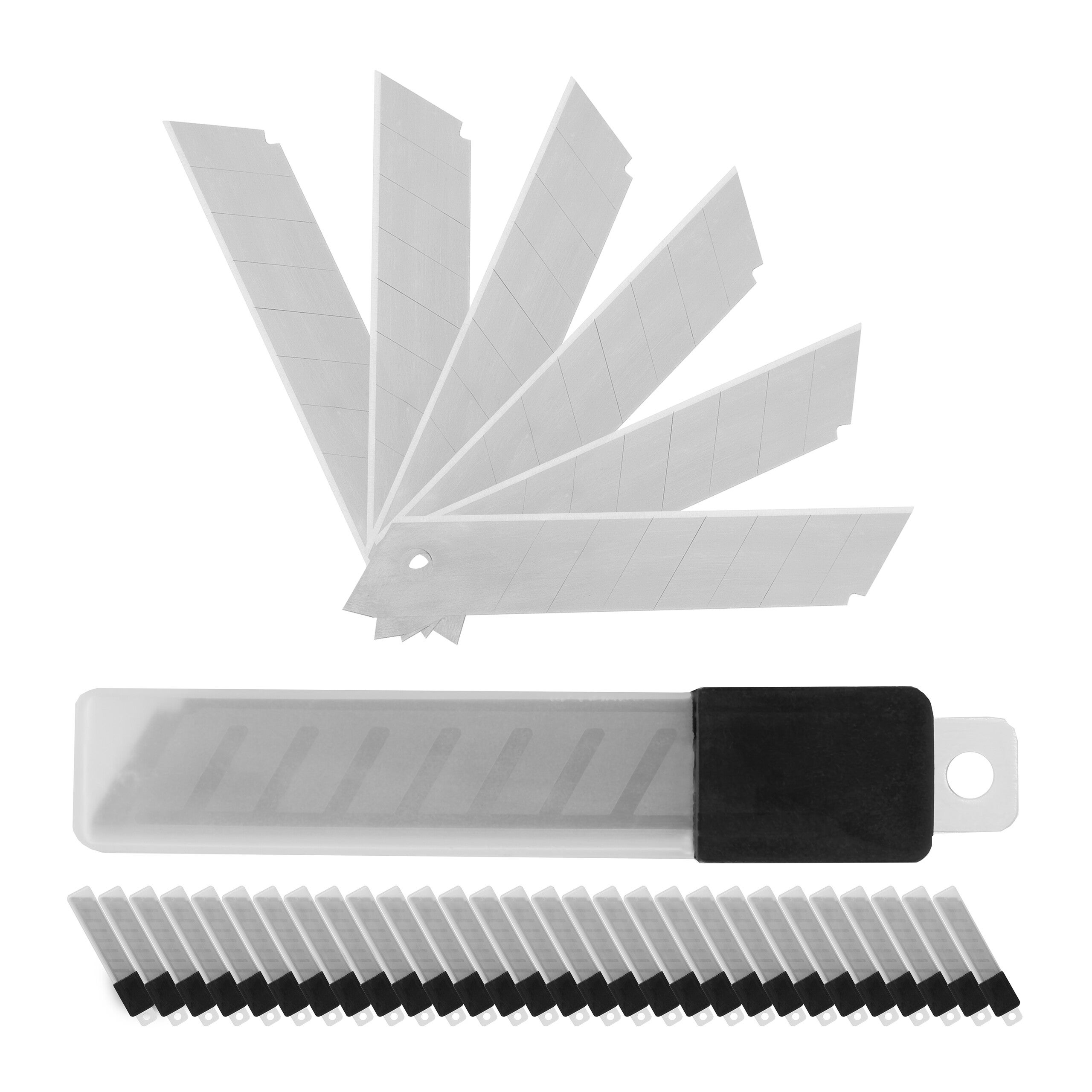 Lames de cutter, 18 mm, lot de 300, lame de rechange, 7 segments, ultra ...