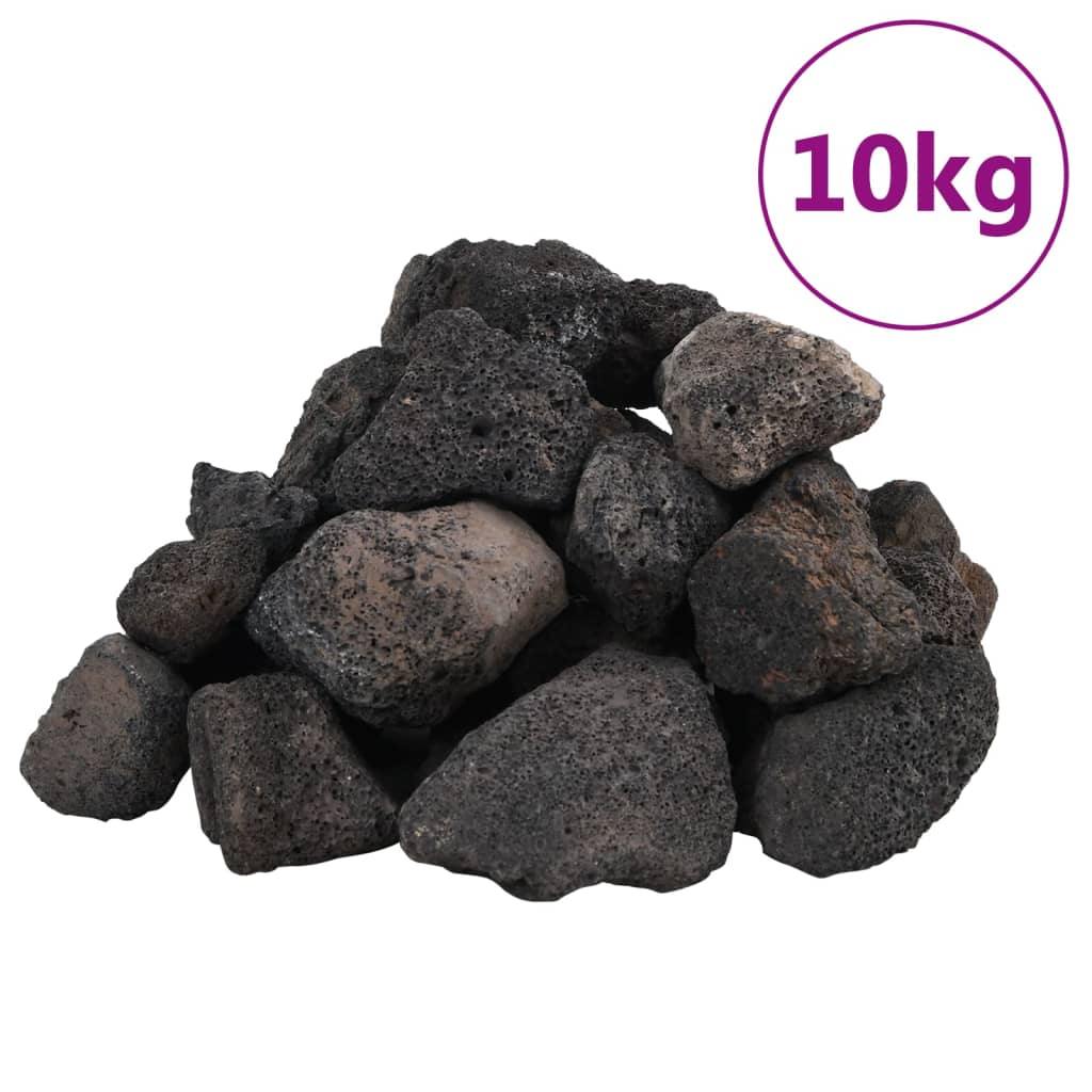 Roches volcaniques noires 10 kg 5-8 cm | Leroy Merlin