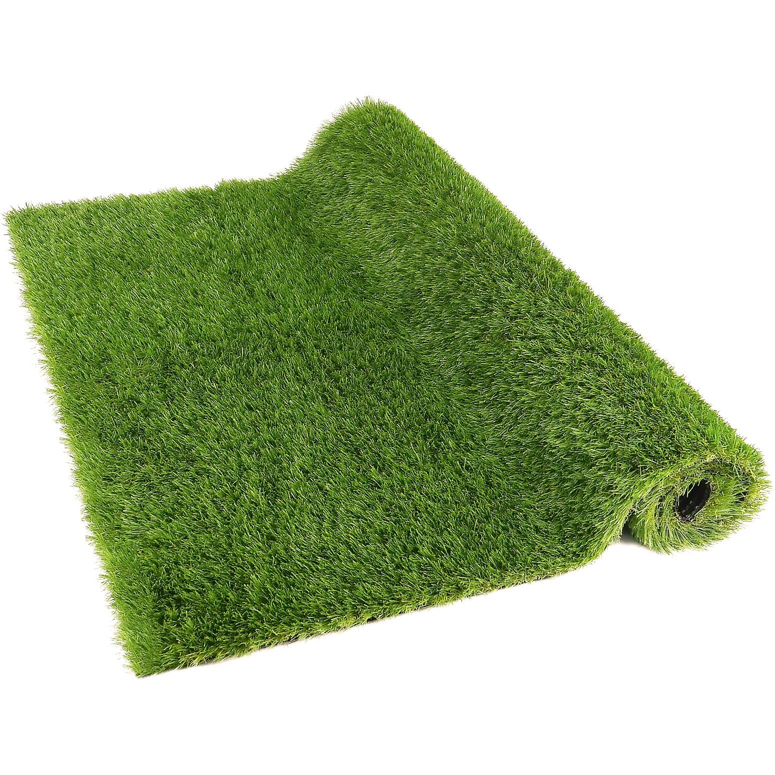 Tapis de gazon synthétique vert 20mm Evergreen - Taille du rouleau ...