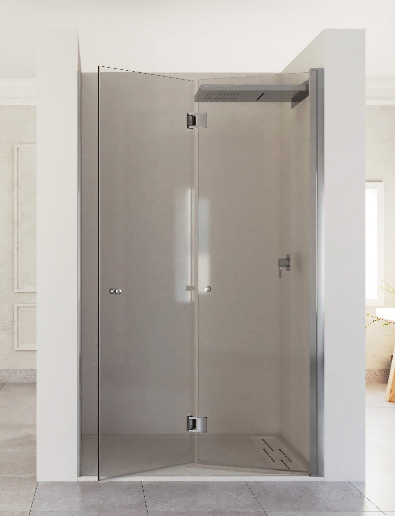 Mamparastore - Mampara de Ducha Frontal - 1 Hoja Plegable - Cristal ...