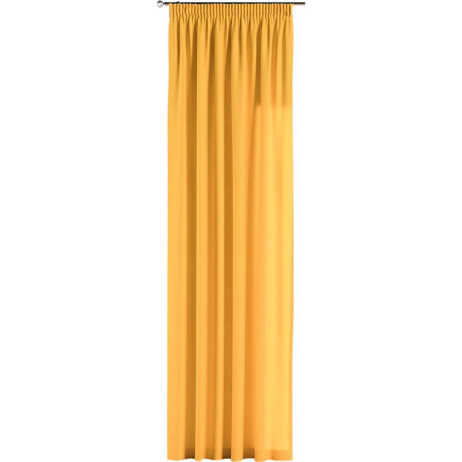 Rideaux à galon fronceur Happiness 130 x 260 cm Jaune Ensoleillé ...