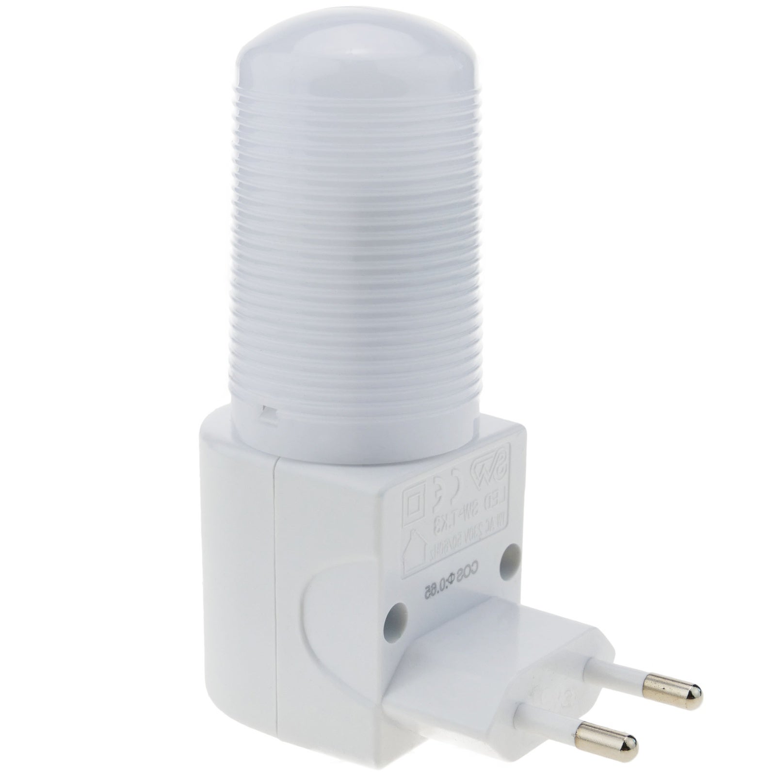 Luz LED nocturna con interruptor de 1W y tipo enchufe 230VAC | Leroy Merlin