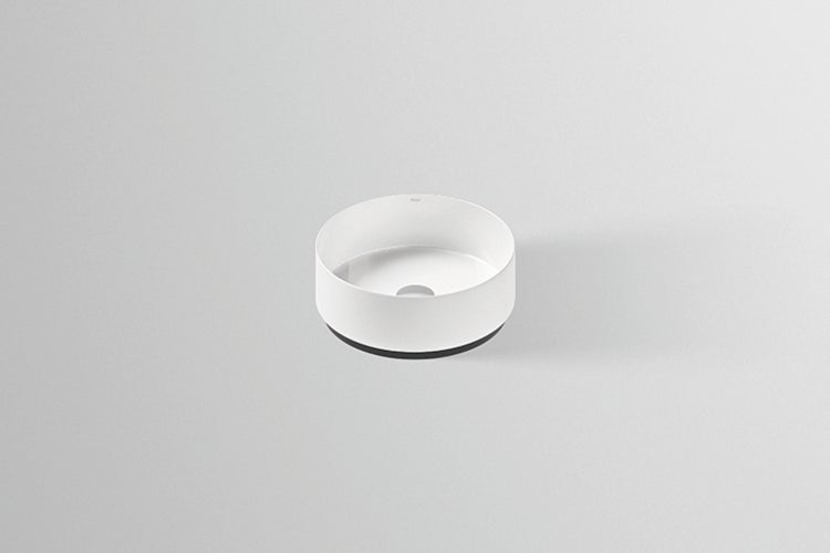 Bassin supérieur d'Alape AB.KE325, diamètre rond 32,5cm, blanc ...