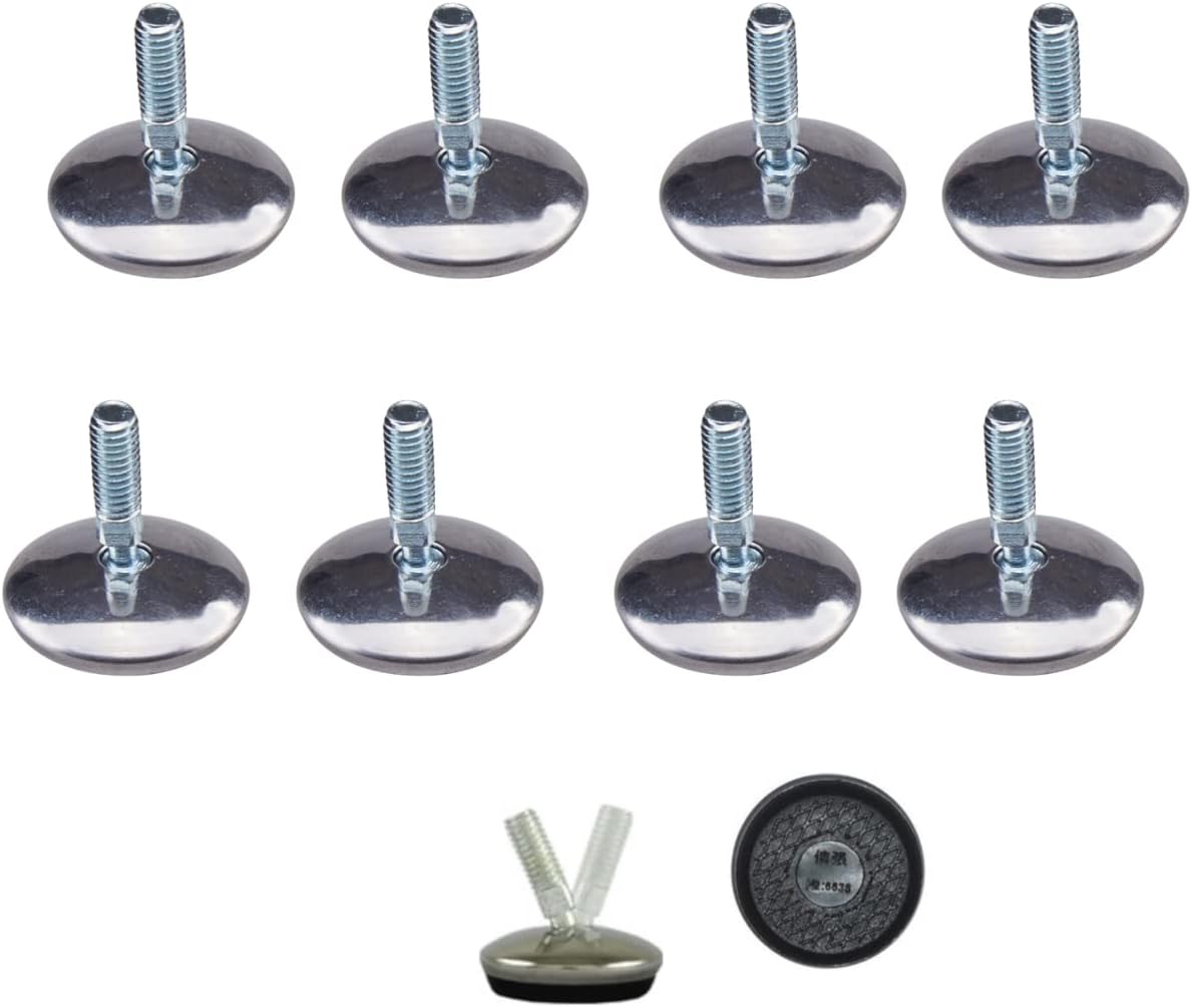 Conjunto de 8 patas de muebles ajustables de metal – Patas versátiles ...