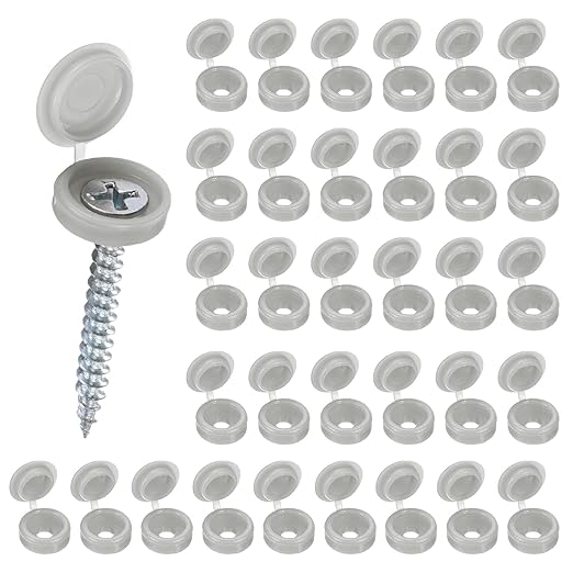 100 couvercles de vis en plastique, vis de protection, décoration de ...