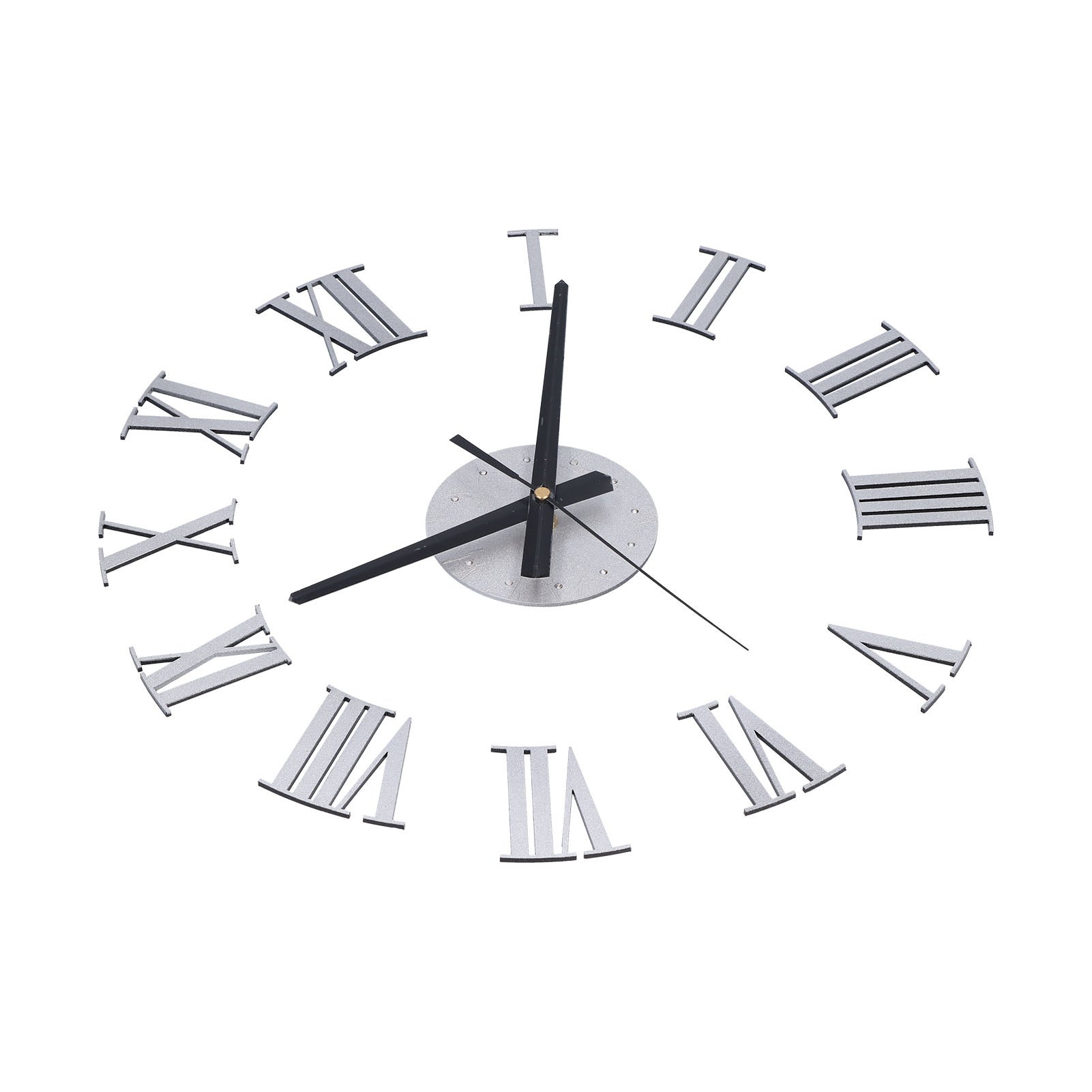 Reloj de pared con diseño de números romanos, sin marco. | Leroy Merlin