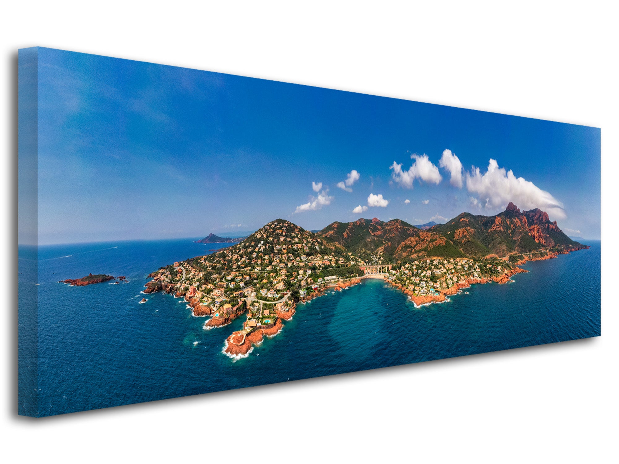 DECLINA, Tableau toile imprimée, Tableau toile déco Panorama plage d ...