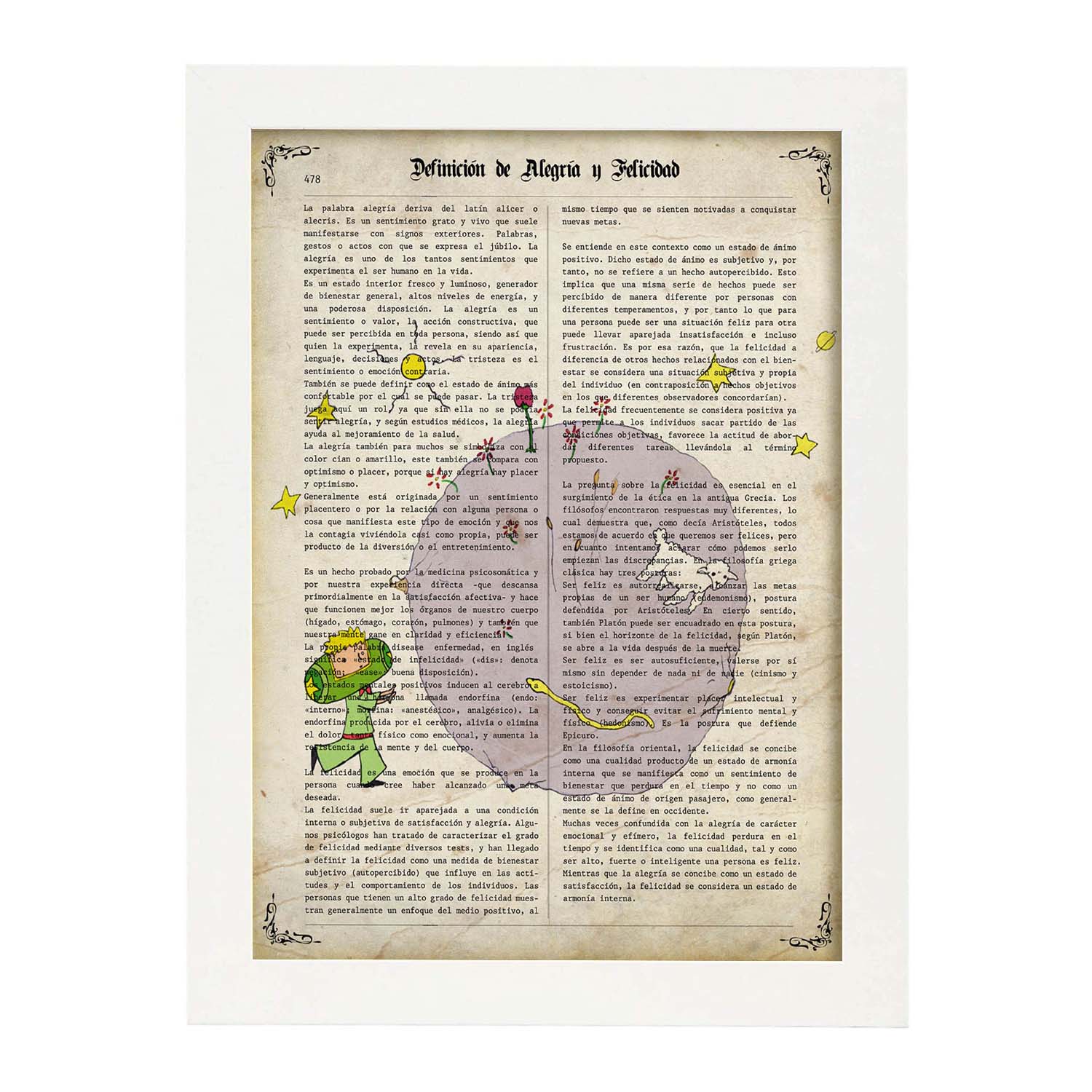 Poster Del Principito Para Ninos Pequenos. Lamina De Principito Culebra ...