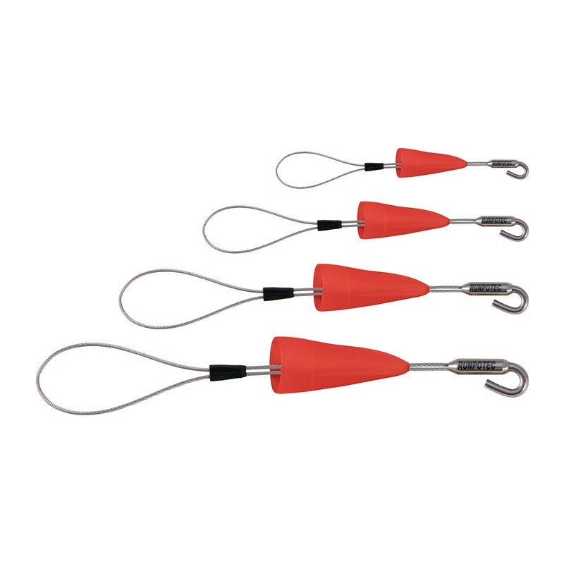 Boucle tire-câbles RUNPOFIX 4 pièces avec capuchon de protection et ...