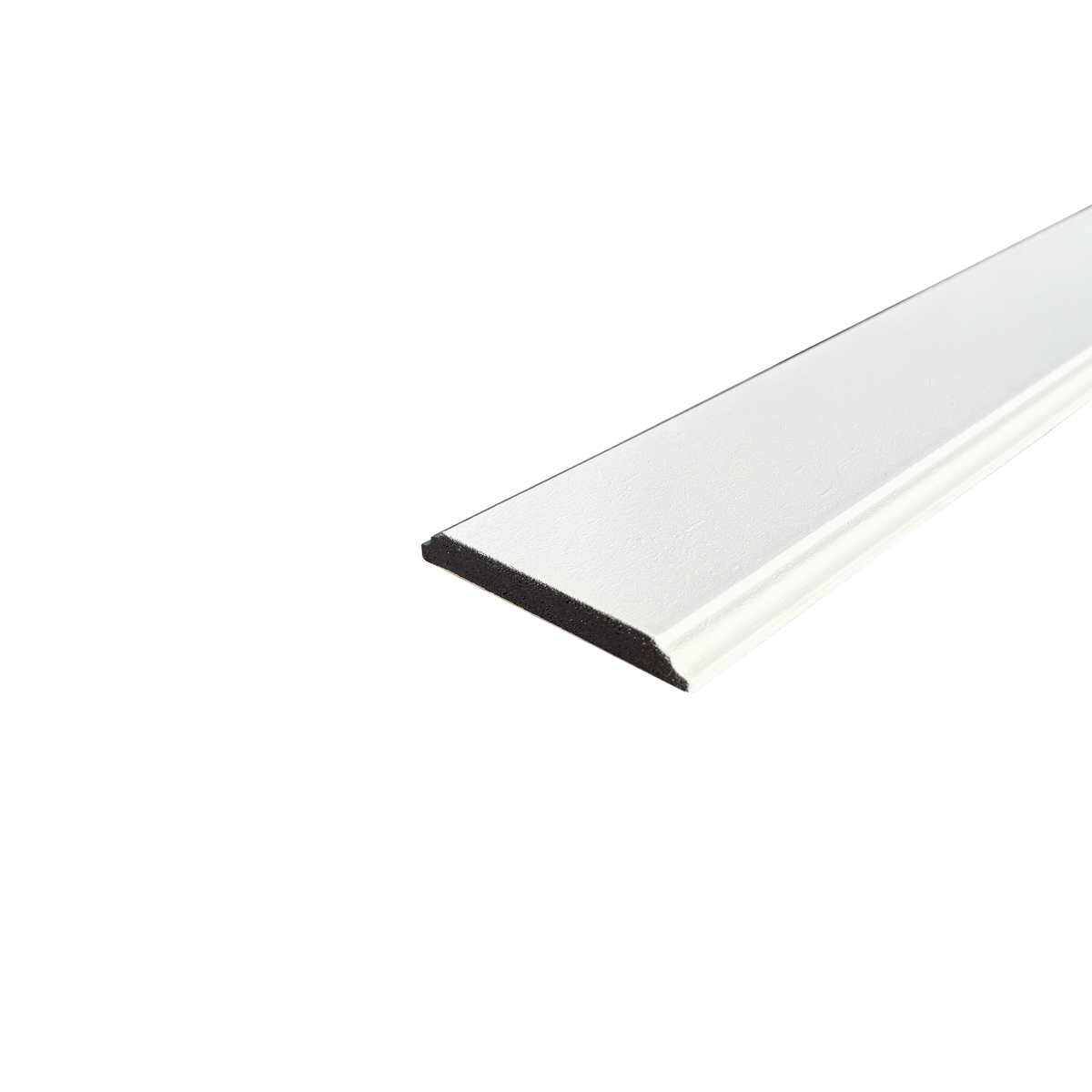Lot de 10 Cimaises Modernes Prépeint Blanc MDF, L.2,44 m x l.7,8 cm x ...