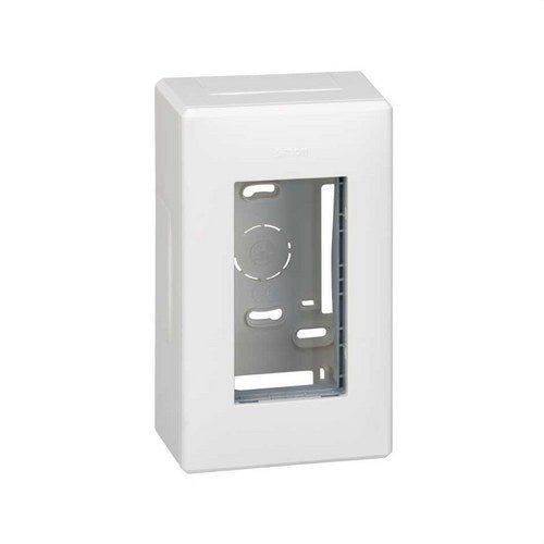 Caja de pared de superficie para 1 elemento doble blanco Simon 500 Cima ...