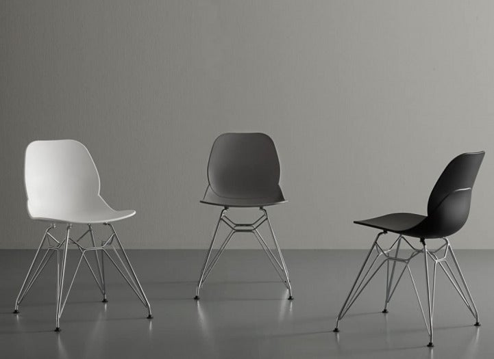 Silla Eiffel - Lote de 2-Color Negro | Leroy Merlin