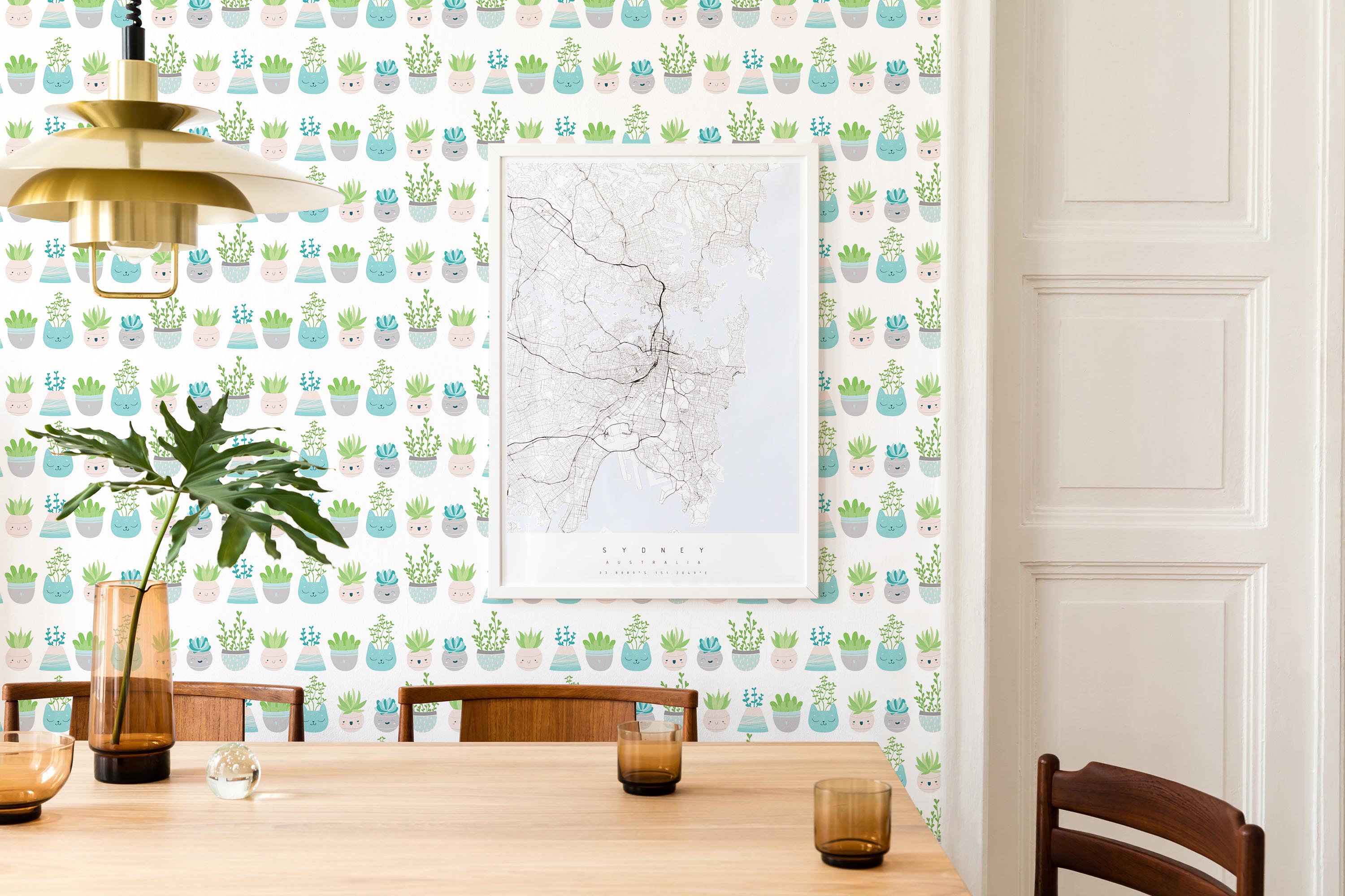 Charming Plant Wallpaper | Leroy Merlin
