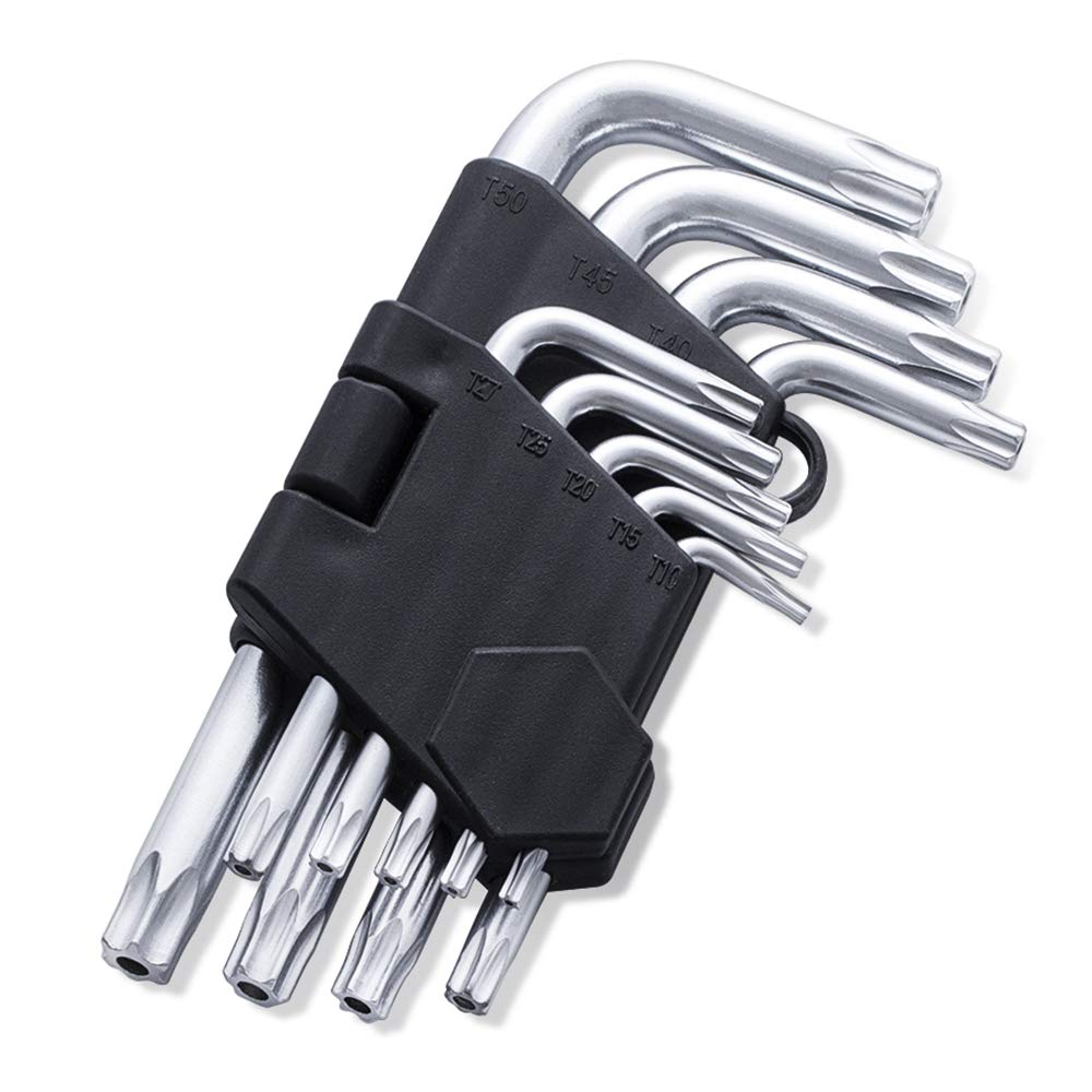 Finder XJ193123P Arm Star Key Wrench Set, Hollow End Star Key Set T10 ...