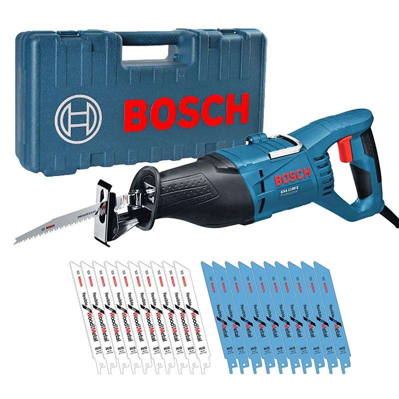 Scie Sabre Bosch pro GSA 1100 E 1100 W + 20 Lames | Leroy Merlin