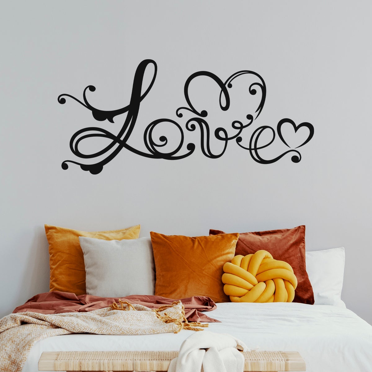 Sticker Mural - Love - Noir - 297x679 cm | Leroy Merlin