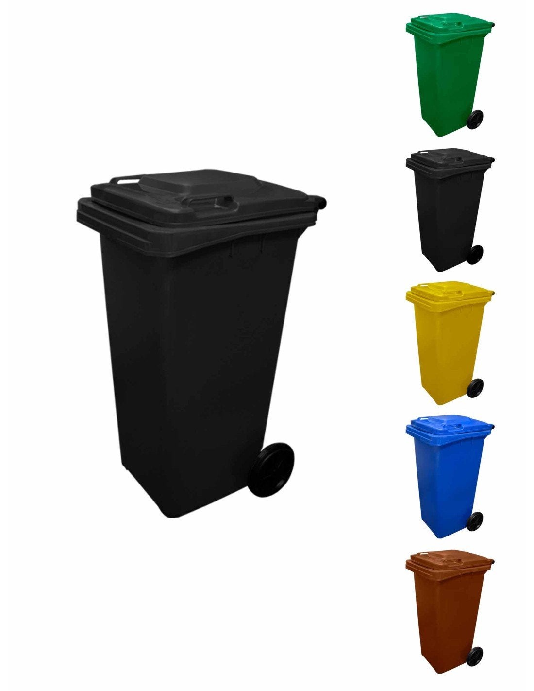 JARDIN202 - Contenedor de Basura Reciclables de Colores con Ruedas y ...