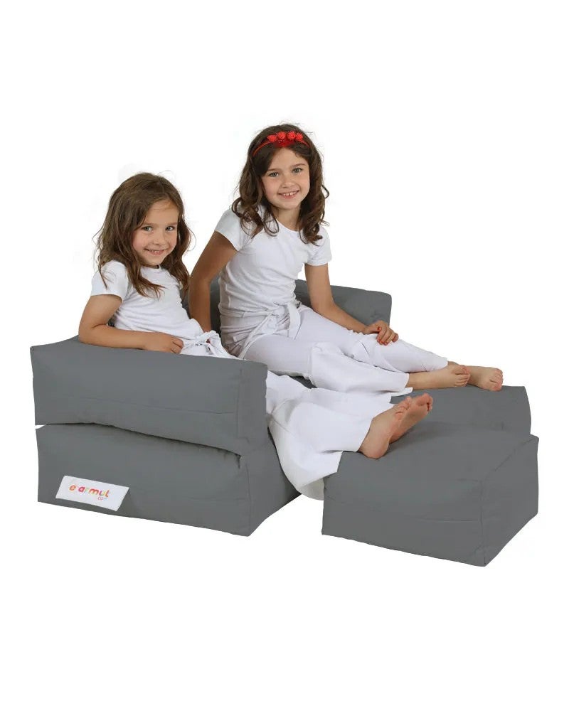 Canapé enfant avec poufs intérieur extérieur Kids Hanah Home | Leroy Merlin