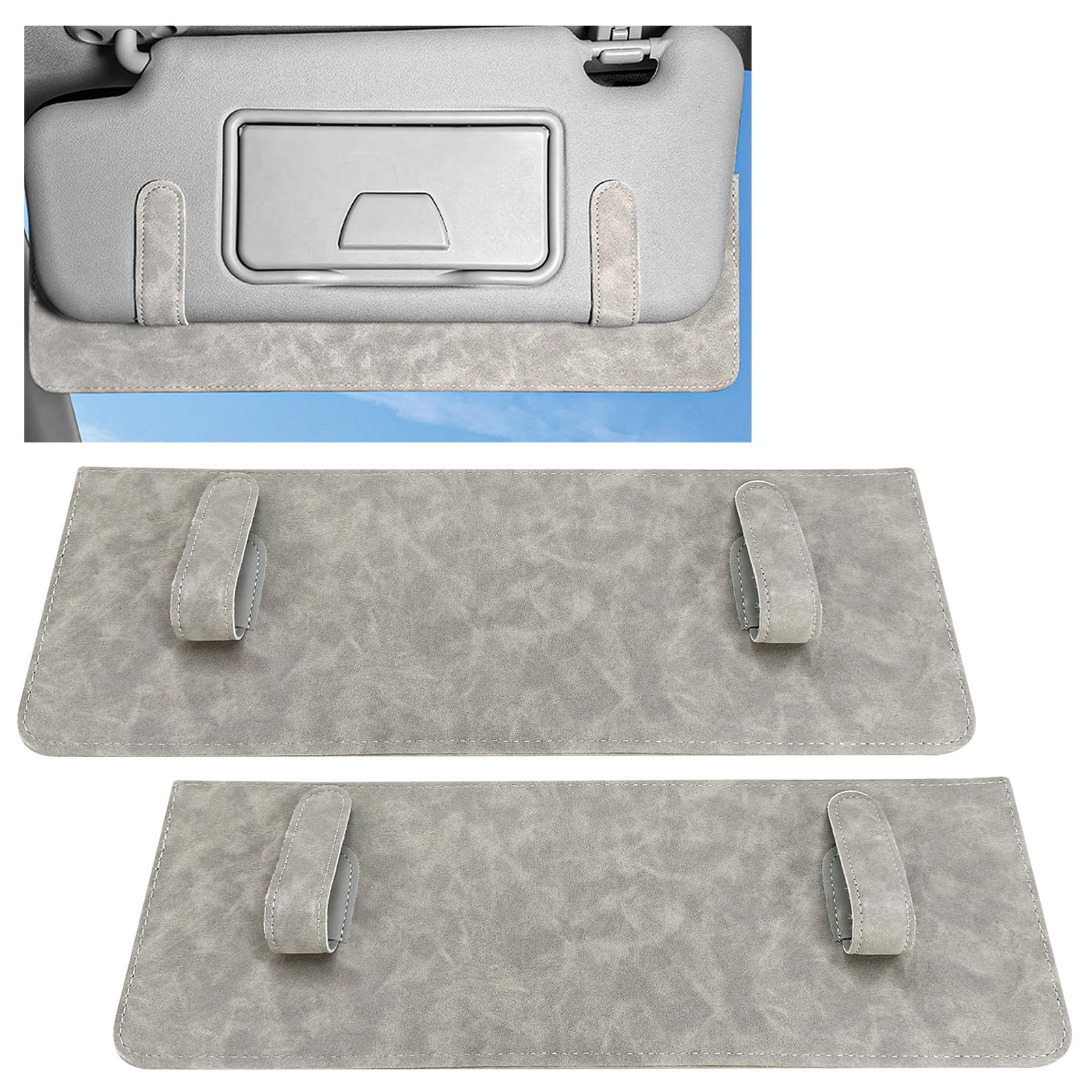 2 pezzi Sun Visor Extender per auto, Anti-Glare Sunvisor Extension ...