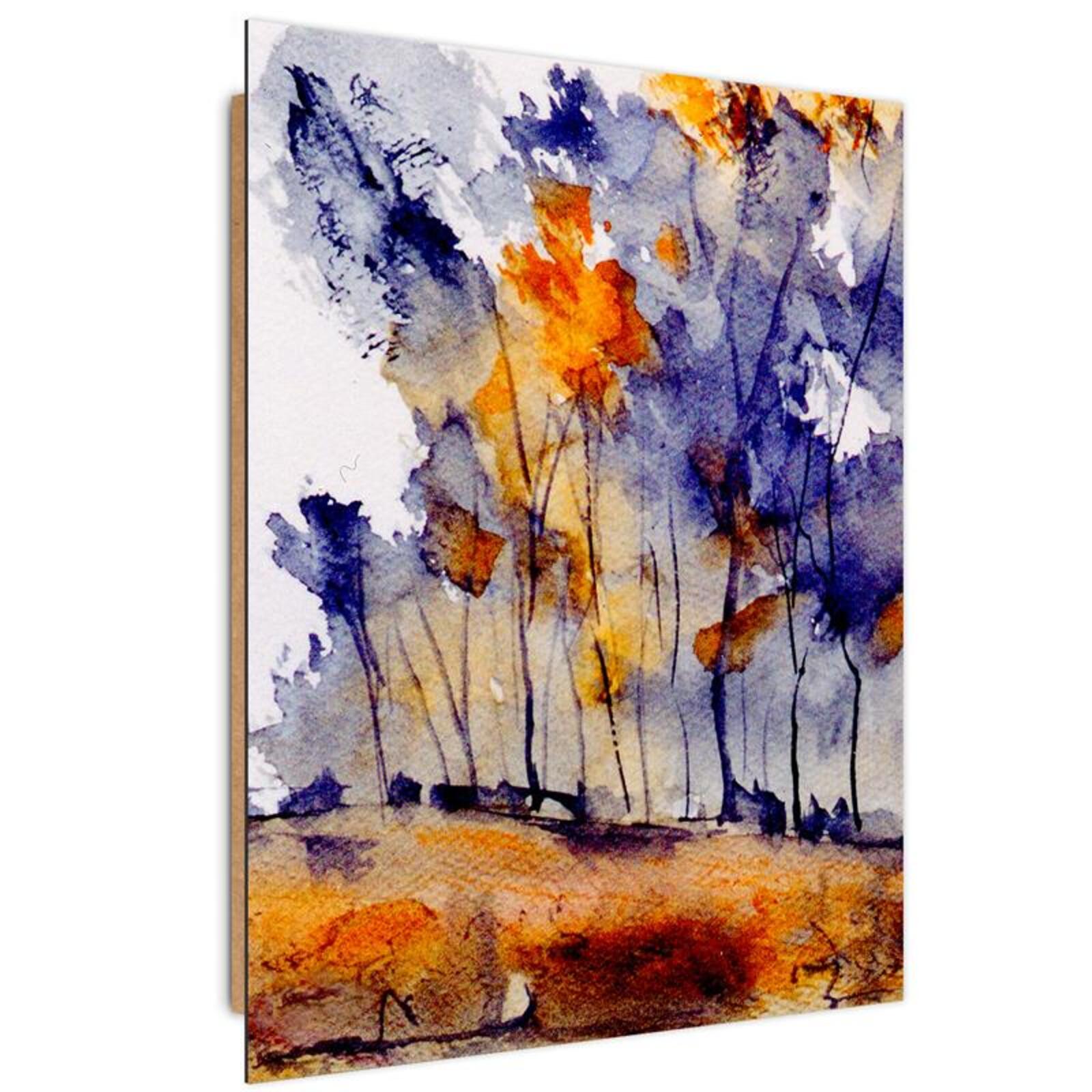 Tableau bois arbres nature nature - 40 x 50 cm | Leroy Merlin