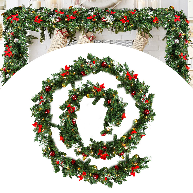 Guirlande de Noel Décoration en sapin artificiel décorations de ...