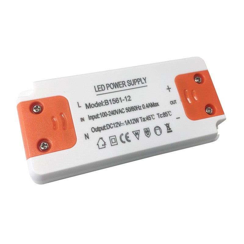 Alimentation LED 12W 12V DC 1A extra plate | Leroy Merlin