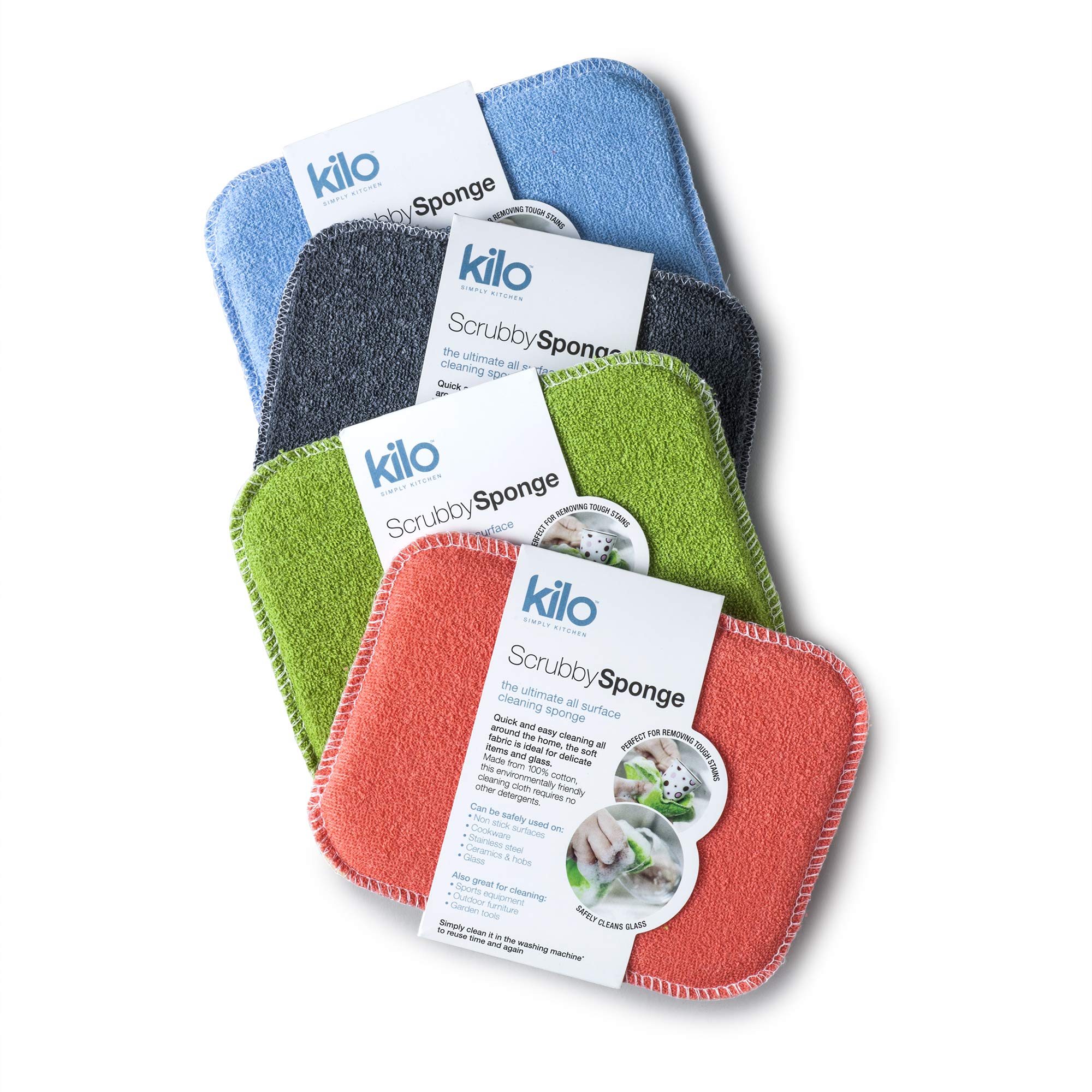 Kilo Scrubby – Spugna Anti-graffio con Nucleo Assorbente, Multiuso, Set ...