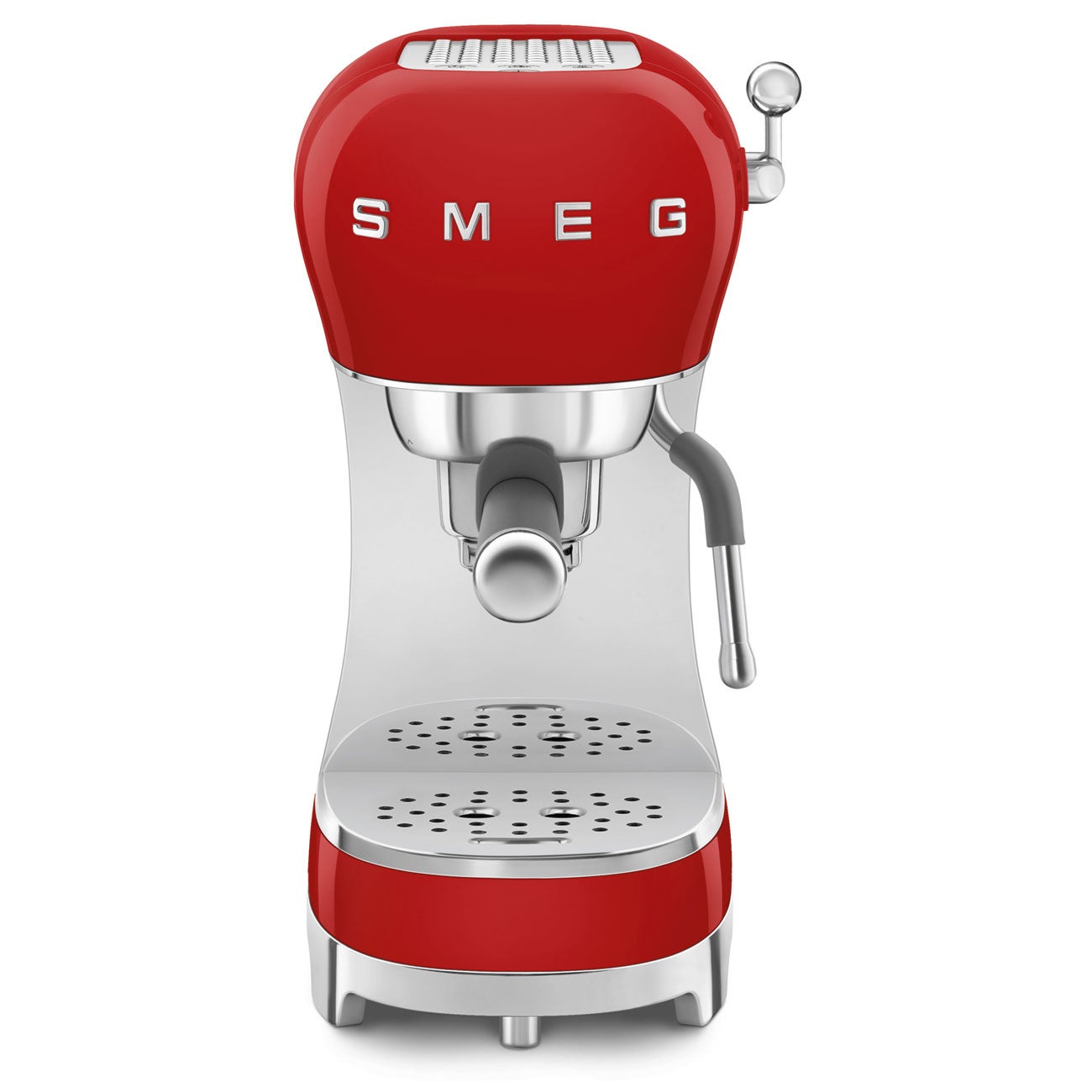 Cafetera espresso Smeg Rojo ECF02RDEU | Leroy Merlin
