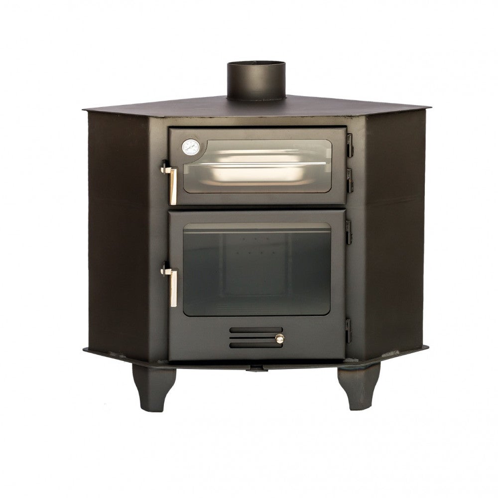 JOIMA - Estufa de Leña con Horno Modelo AZUER RINCON 8 kW | Leroy Merlin